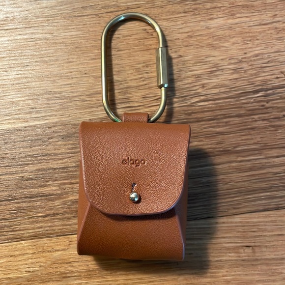 Elago | Tablets & Accessories | Nwot Elago Leather Airpods Case | Poshmark